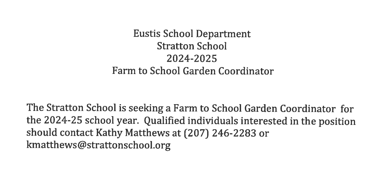 Employment Opportunities: – Stratton School
